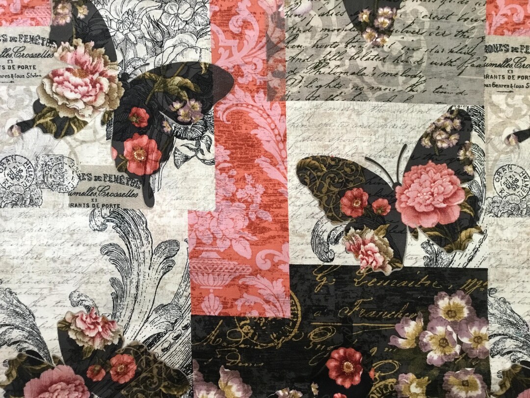 1 Yard - Marabelle Butterflies - Suzanne Nichole - Springs Creative ...