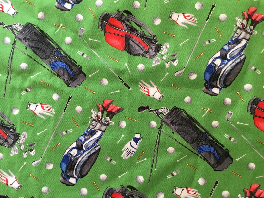 1 Yards Elizabeths Studio Golf Pattern Fabric - Etsy