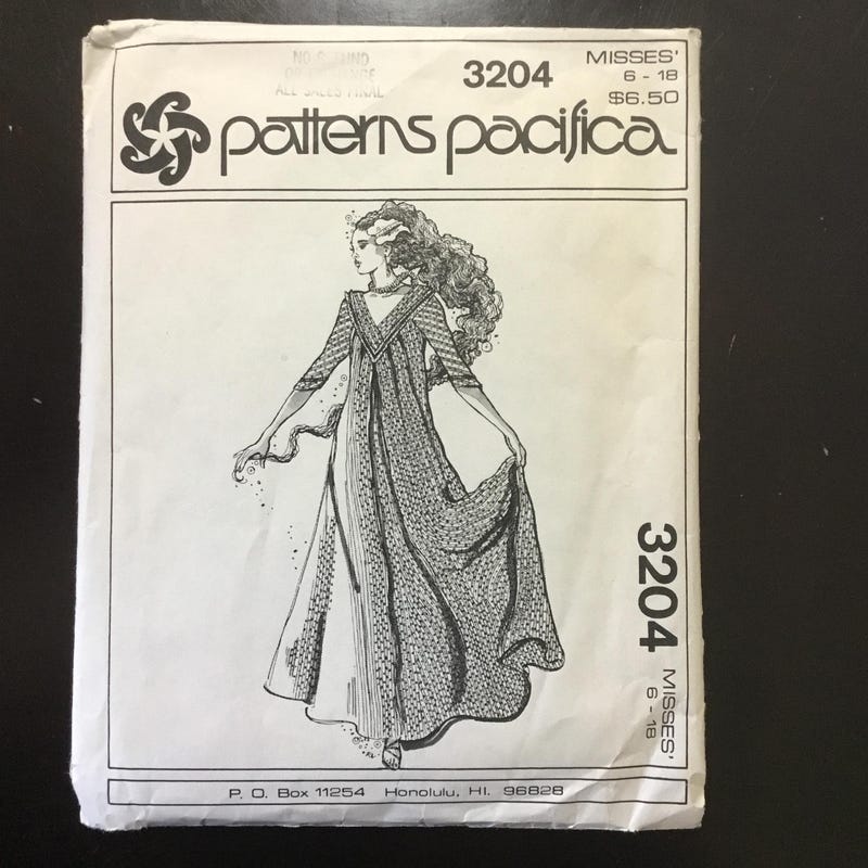 Polynesian Sewing Pattern - Etsy