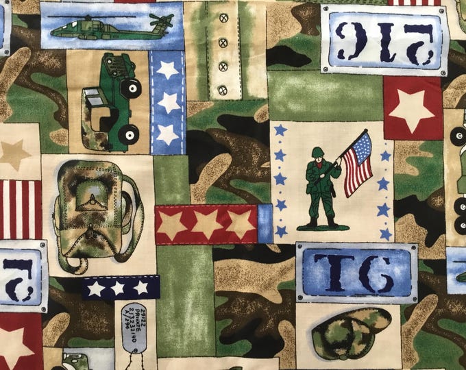 2 1/2 - Fabric Traditions - Army / Soldier Fabric - Etsy