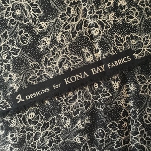 3 + Yards - Designs for Kona Bay Fabrics - Floral Pattern - Etsy