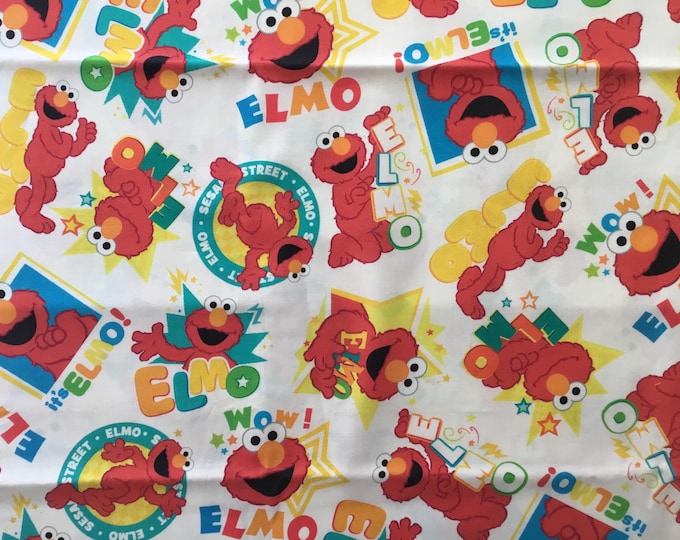 5/6 Yards - Sesame Workshop - Elmo Fabric - Sesame Street - Etsy