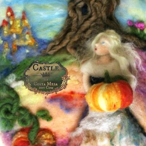 Cinderella Tending Her Pumpkin Garden Wool Picture by Castle - Etsy