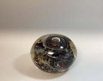 Large Unsigned Studio Glass Pear Shaped Paperweight - Etsy