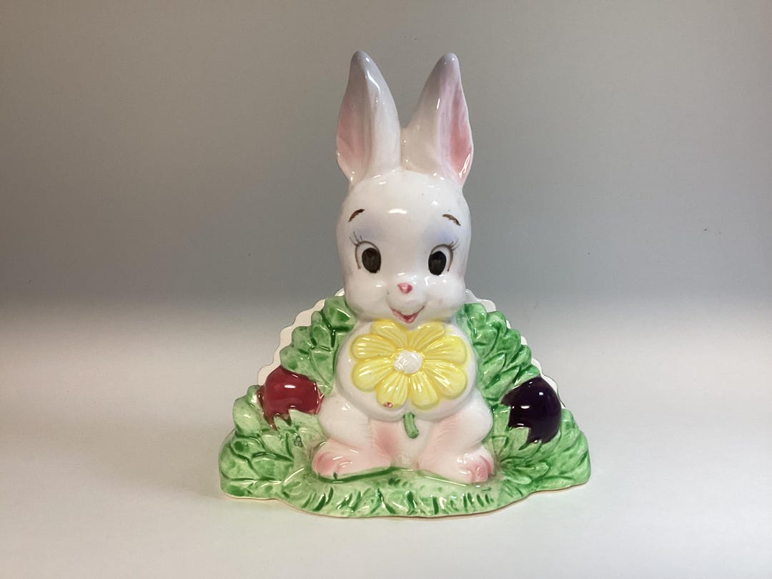 Lefton Bunny Napkin Holder - Etsy