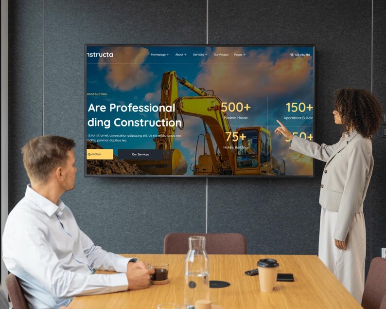 Building Development Website Template | Real Estate Builder Design ...