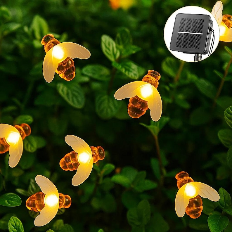 Solar Mushroom Garden Lights 20 LED 32.8FT, Waterproof Pathway Lights ...