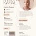 Professional CV Template for Women | Editable" Resume" - Etsy