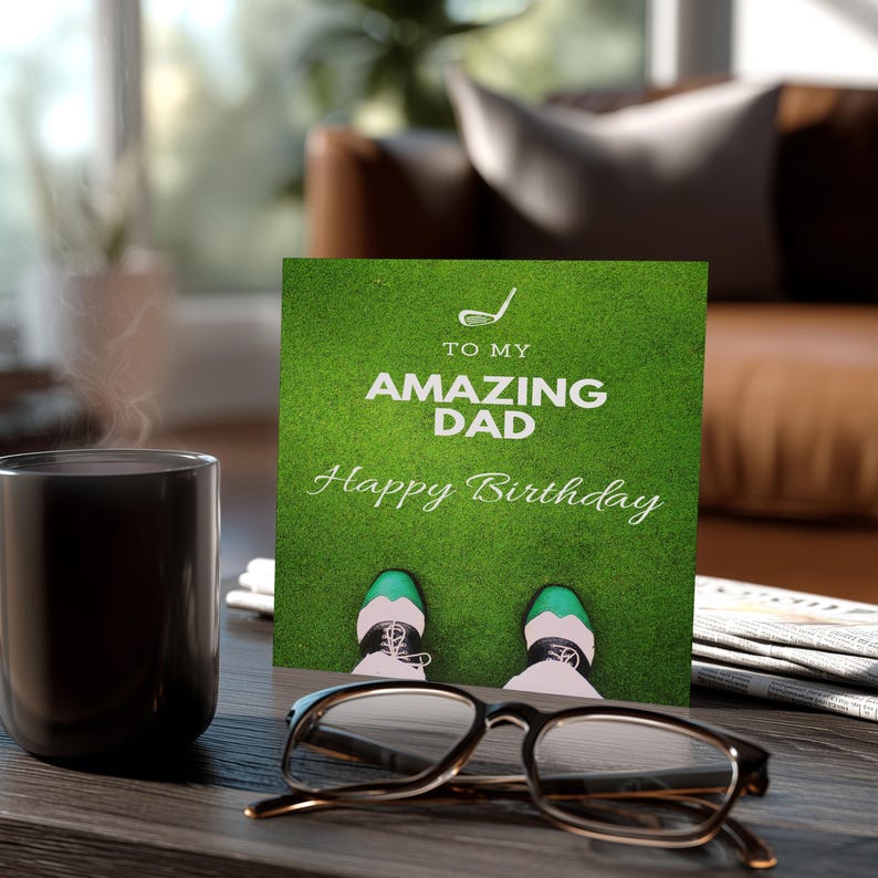 Square Greeting Card Mockup, Party Invitation Template, PSD Smart ...