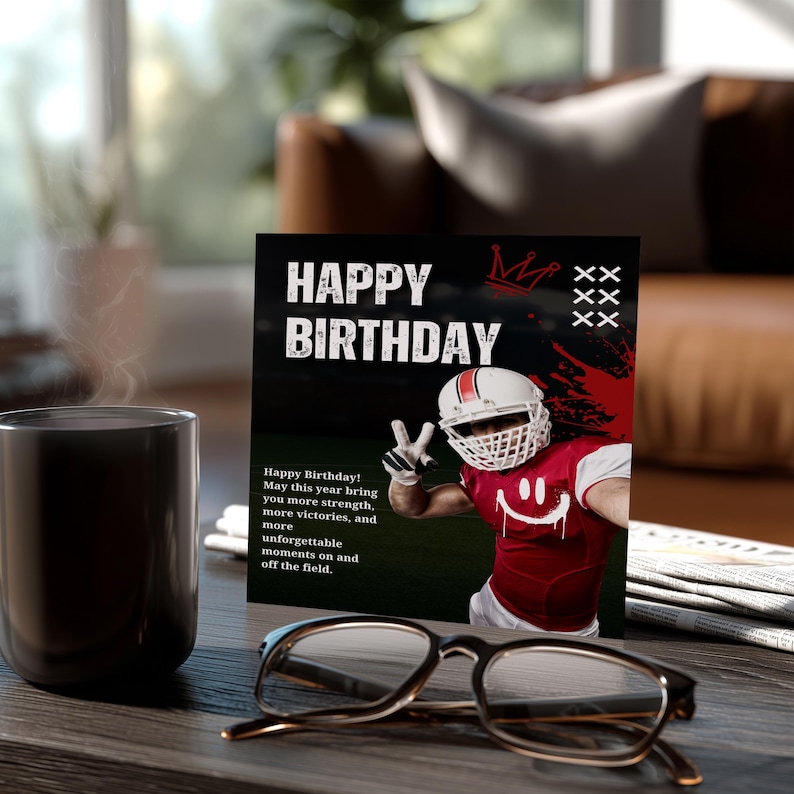 Square Greeting Card Mockup, Party Invitation Template, PSD Smart ...