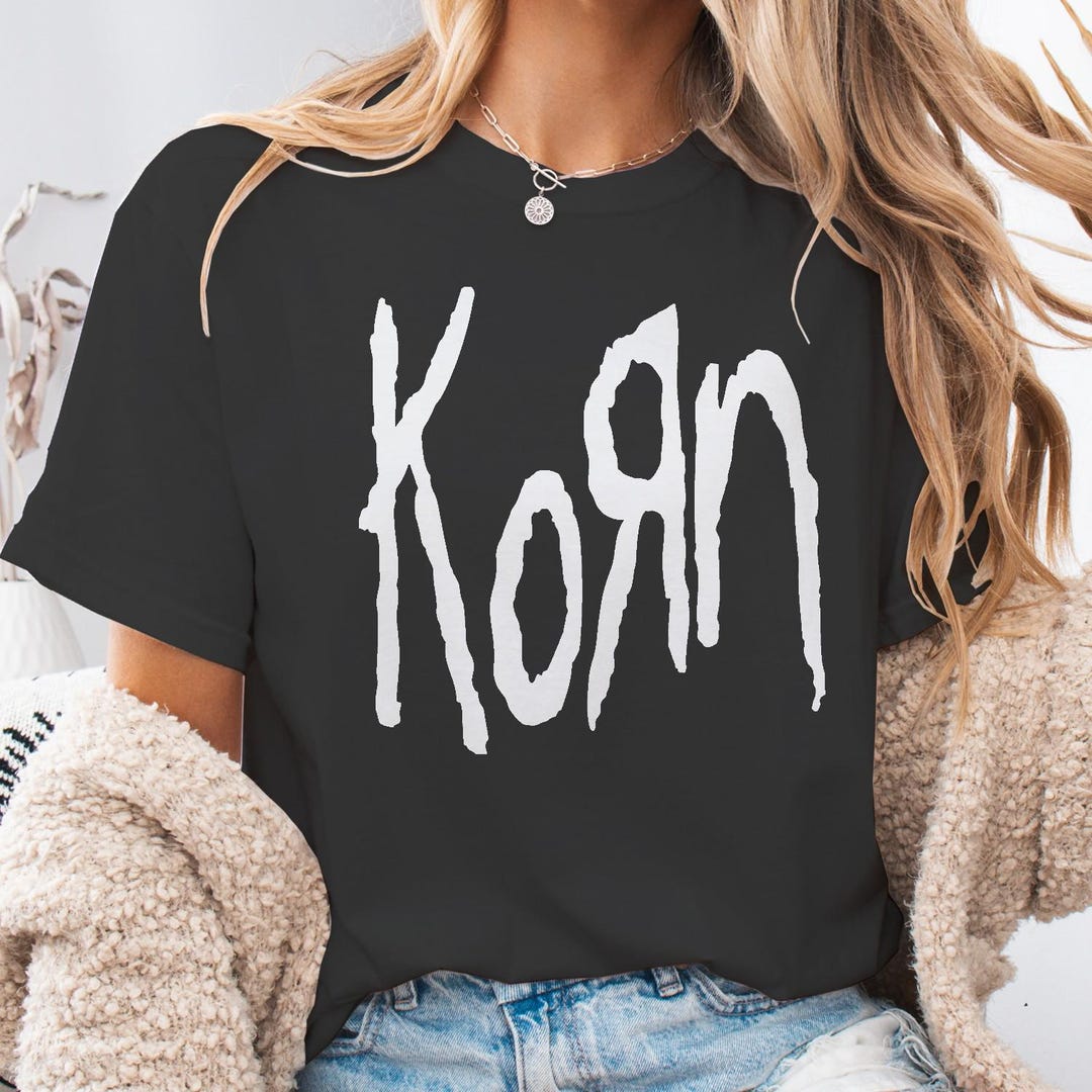 Comfort Colors Korn Rock Tee - Retro Graphic, Unisex Sizes - Etsy