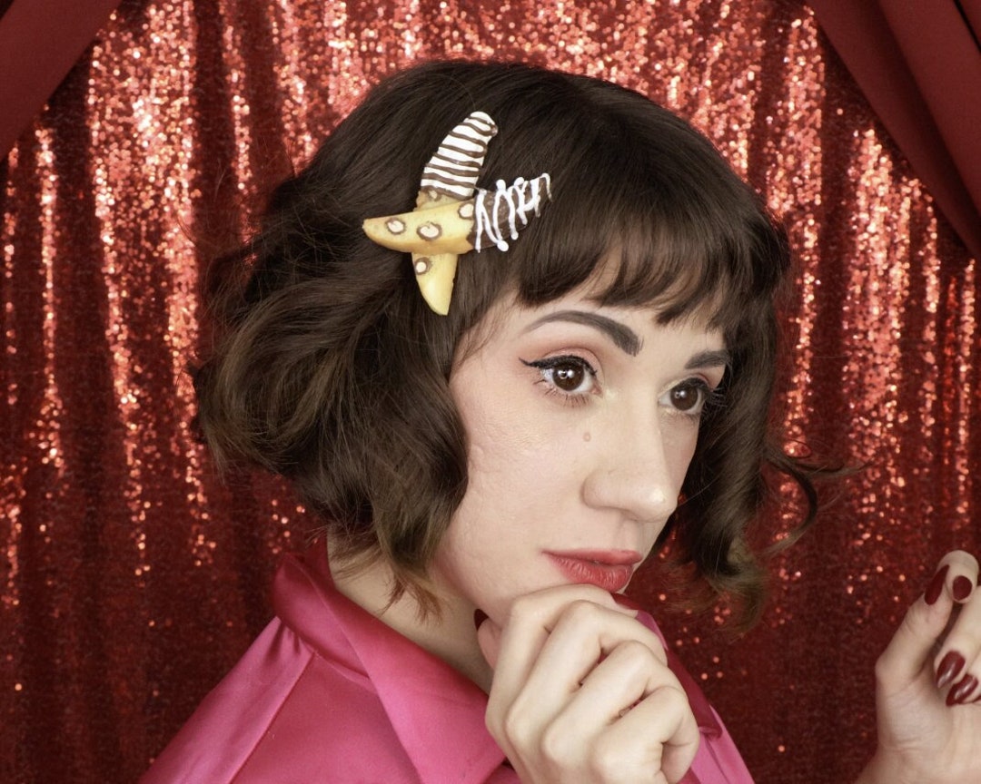 Little Biscotti HAIR CLIP | Realistic Fake Food Squishy Foam Birthday ...