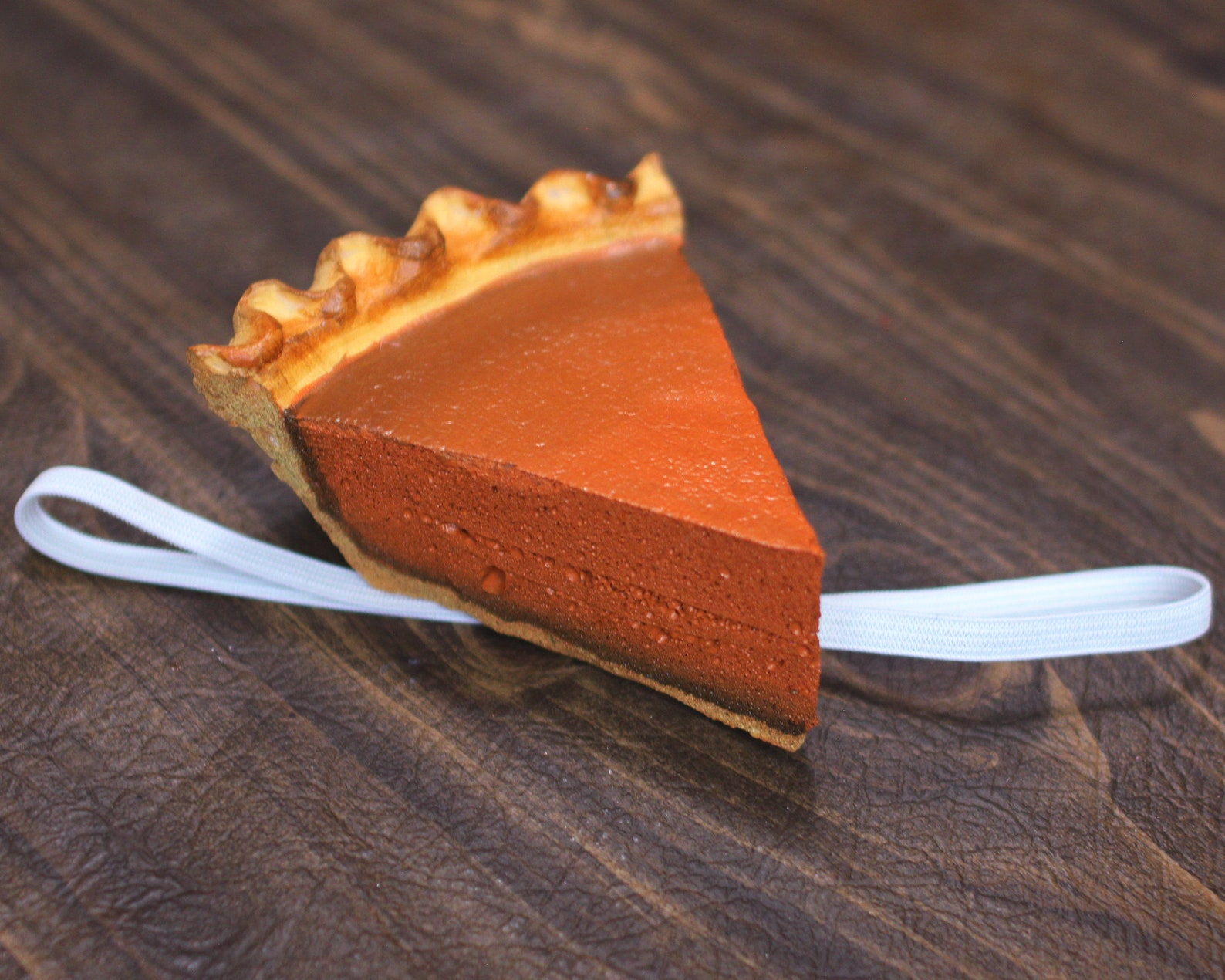Pumpkin Pie Slice Prop or Headband Fake Food Realistic for - Etsy