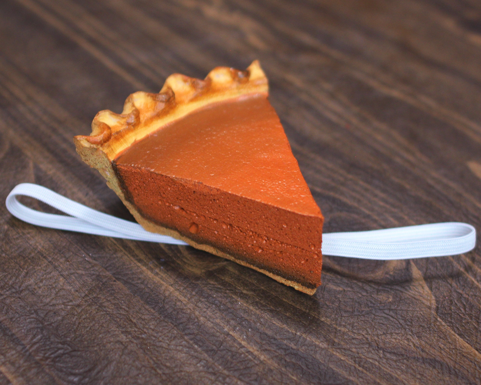 Pumpkin Pie Slice Prop or Headband Fake Food Realistic for - Etsy
