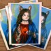 Jesus Kitty POSTER / Funny, Cute Religious Easter Catholic Cat Painting ...