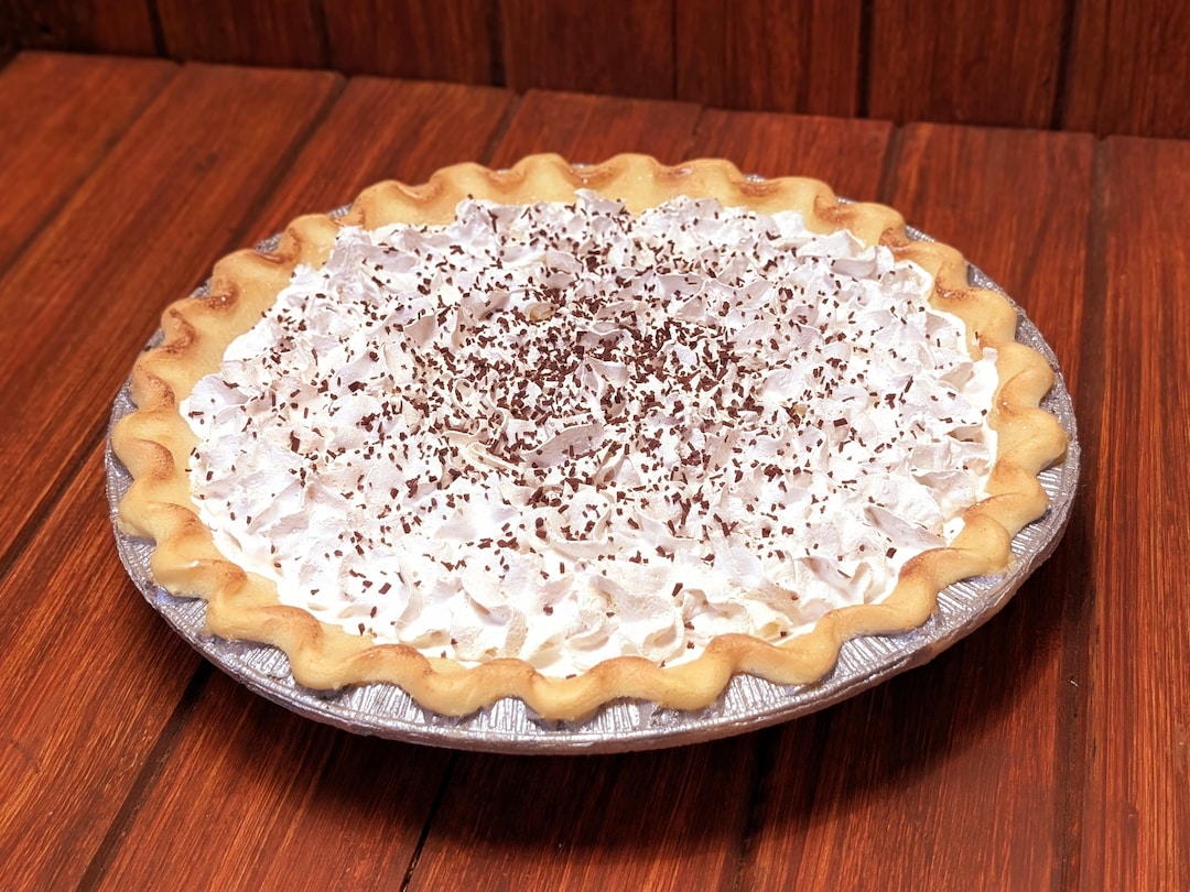 FAKE French Silk Pie Prop Faux Food Home Staging Movie Photo and ...