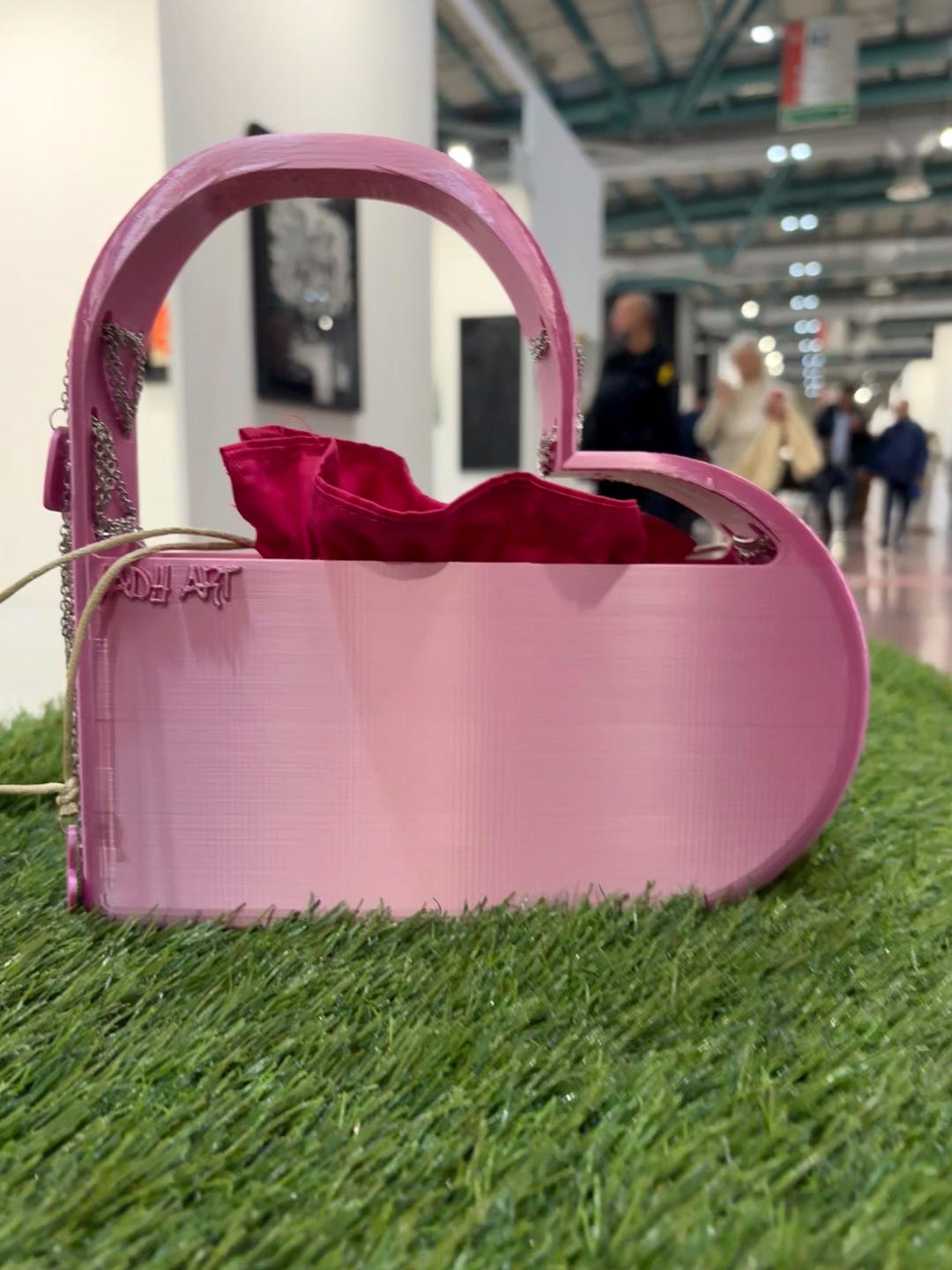 3D Printed Heart Bag - Customizable - Unique PLA Bag Design - Valentine ...