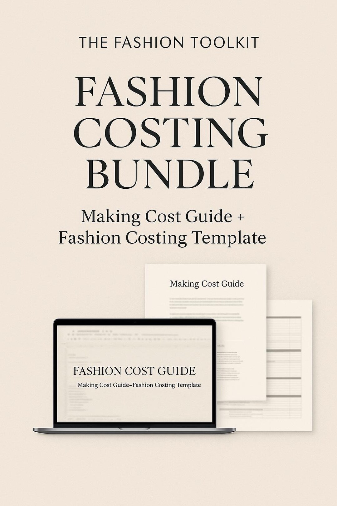 Fashion Costing Template Bundle|garment Cost Sheet|production Costing ...