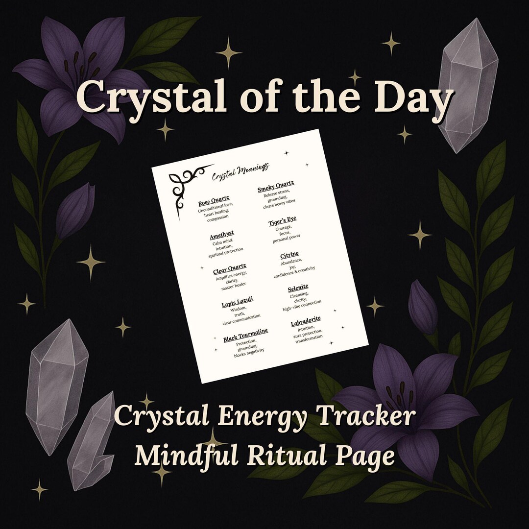 Crystal Meanings & Crystal of the Day Ritual Page | Modern Witchcraft ...