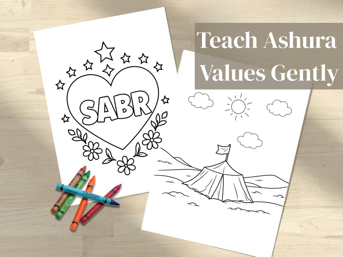 Ashura & Muharram Coloring Pages for Kids | Islamic Values Coloring ...