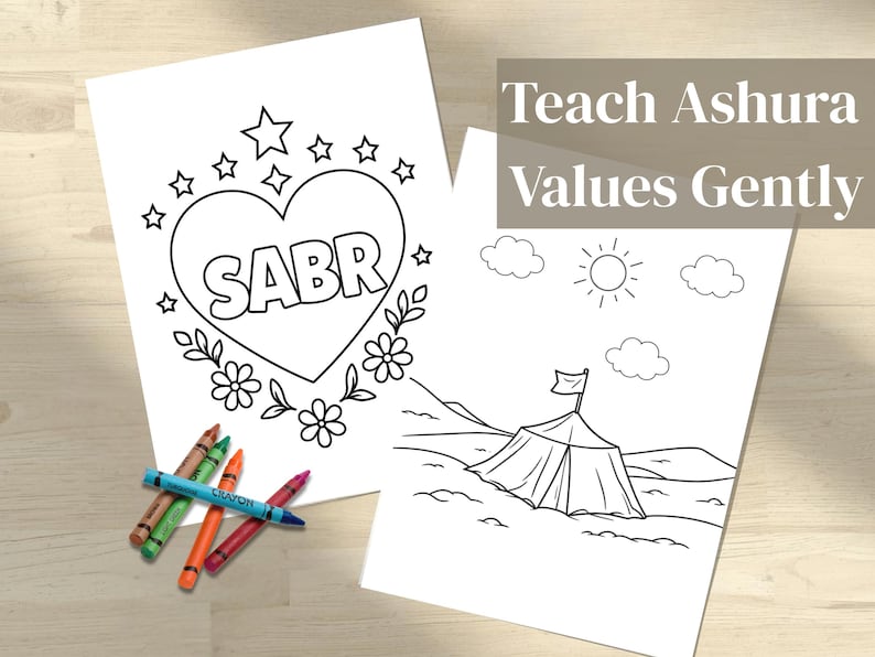 Ashura & Muharram Coloring Pages for Kids | Islamic Values Coloring ...