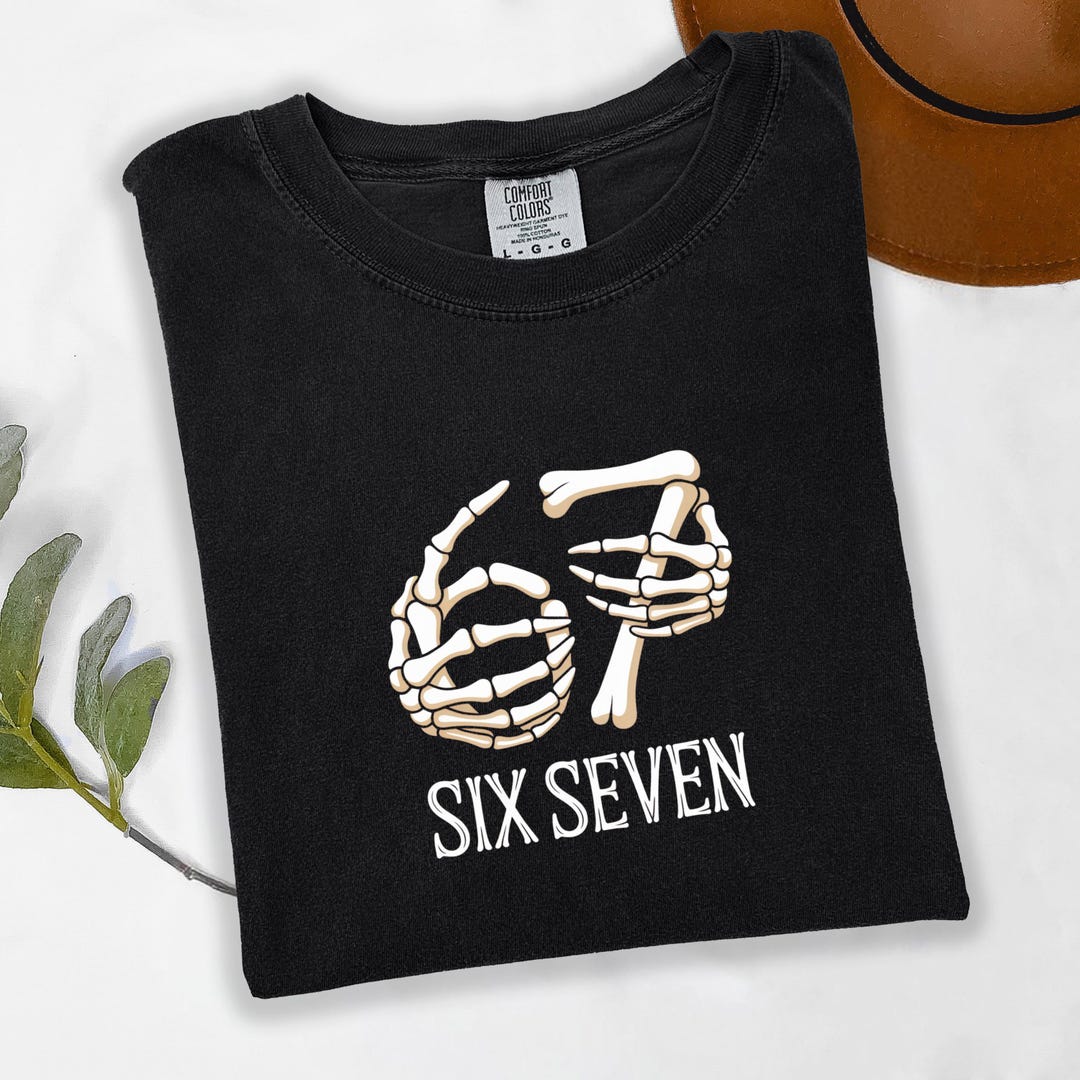Skeleton Number 67 Shirt, Spooky Graphic Tee, Halloween Gift - Etsy