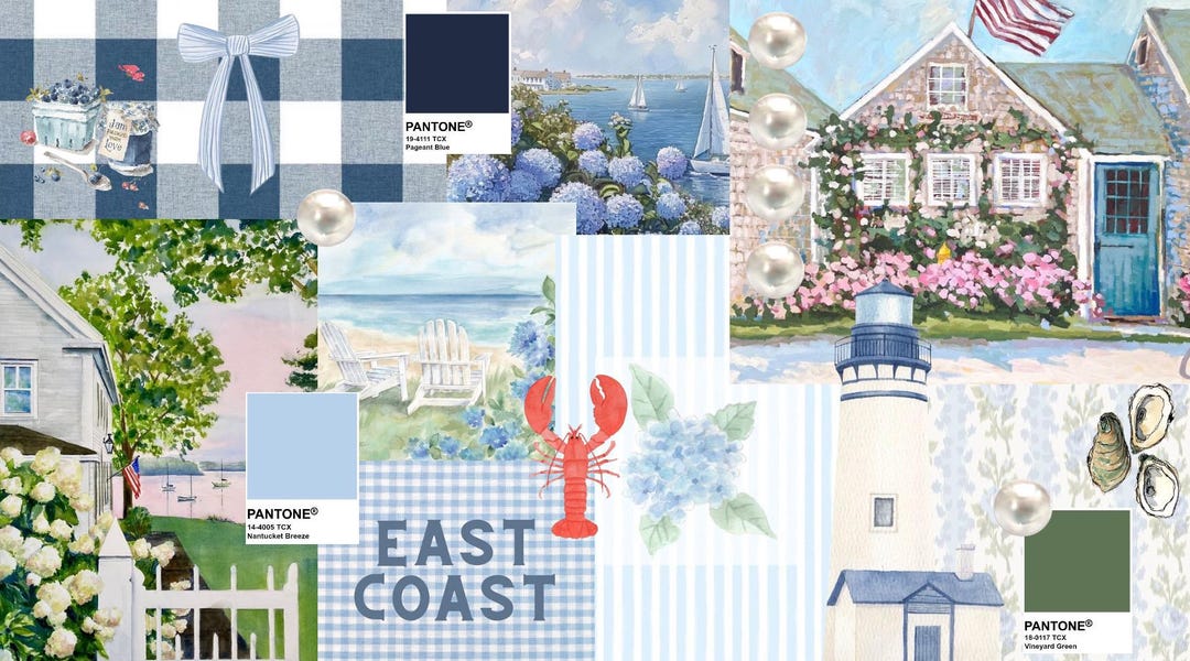 East Coast Theme Desktop Wallpaper - Etsy