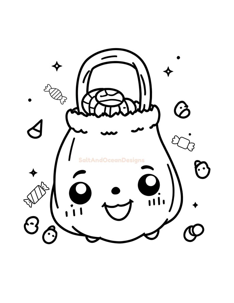 Easy Halloween Coloring Pages for Toddlers (digital Download) - Etsy