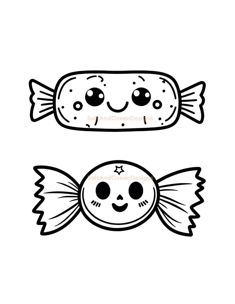 Easy Halloween Coloring Pages for Toddlers (digital Download) - Etsy