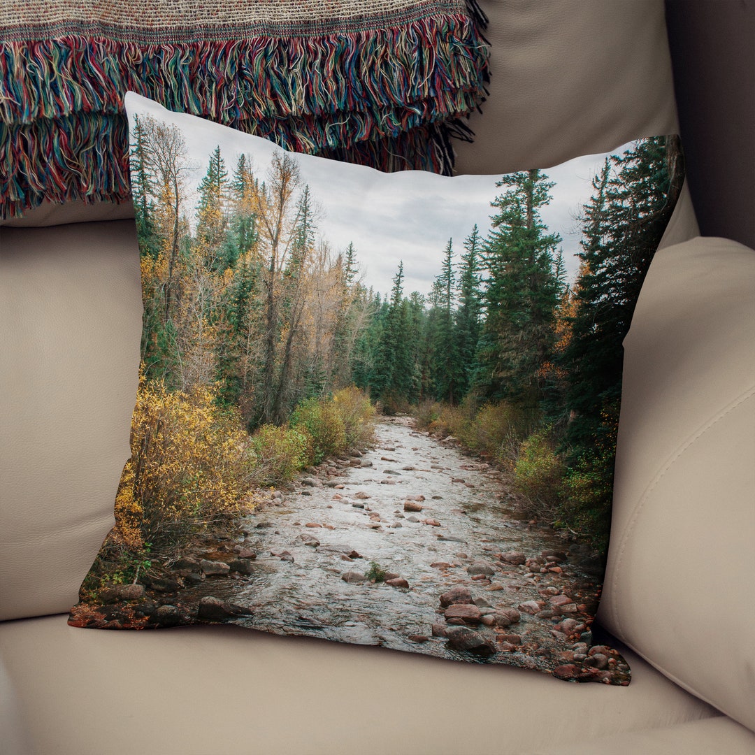 Forest Throw Pillow - Colorado Nature Decor, Colorado Throw Pillow ...