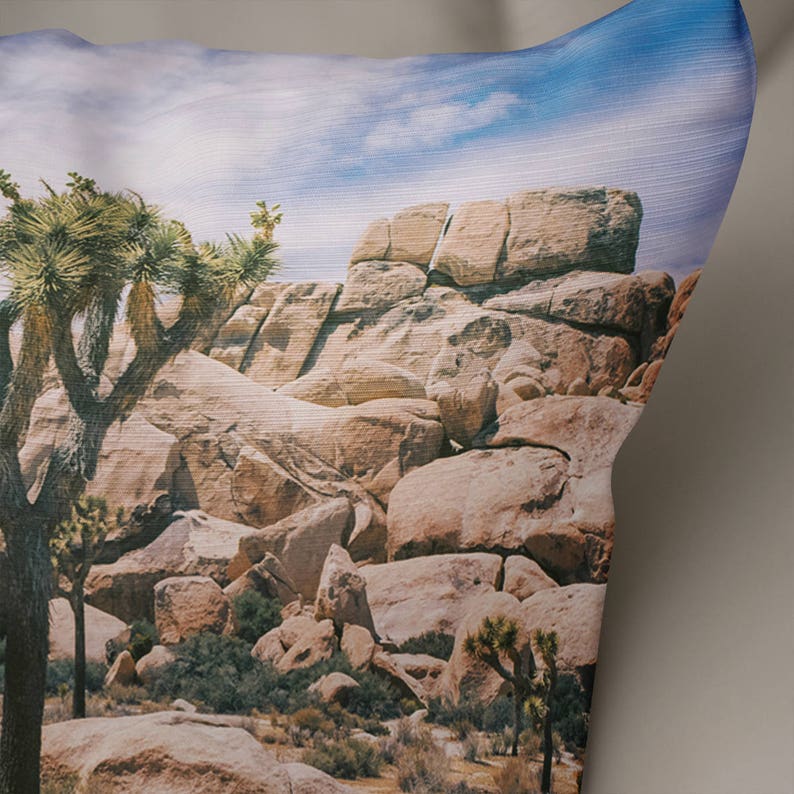 California Decor Joshua Tree Throw Pillow Dorm Decorations | Etsy