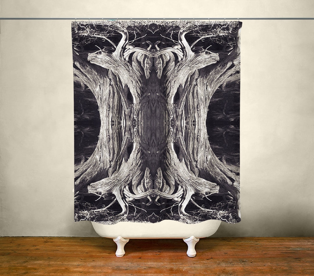 Cthulhu Tree Roots Shower Curtain, Gothic Horror Bathroom Decor - Etsy