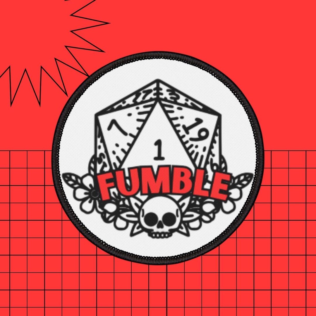 Fumble Iron-on Patch - Etsy