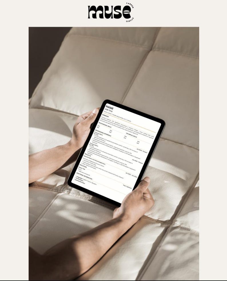 Ats-friendly Editable Resume Template - Etsy