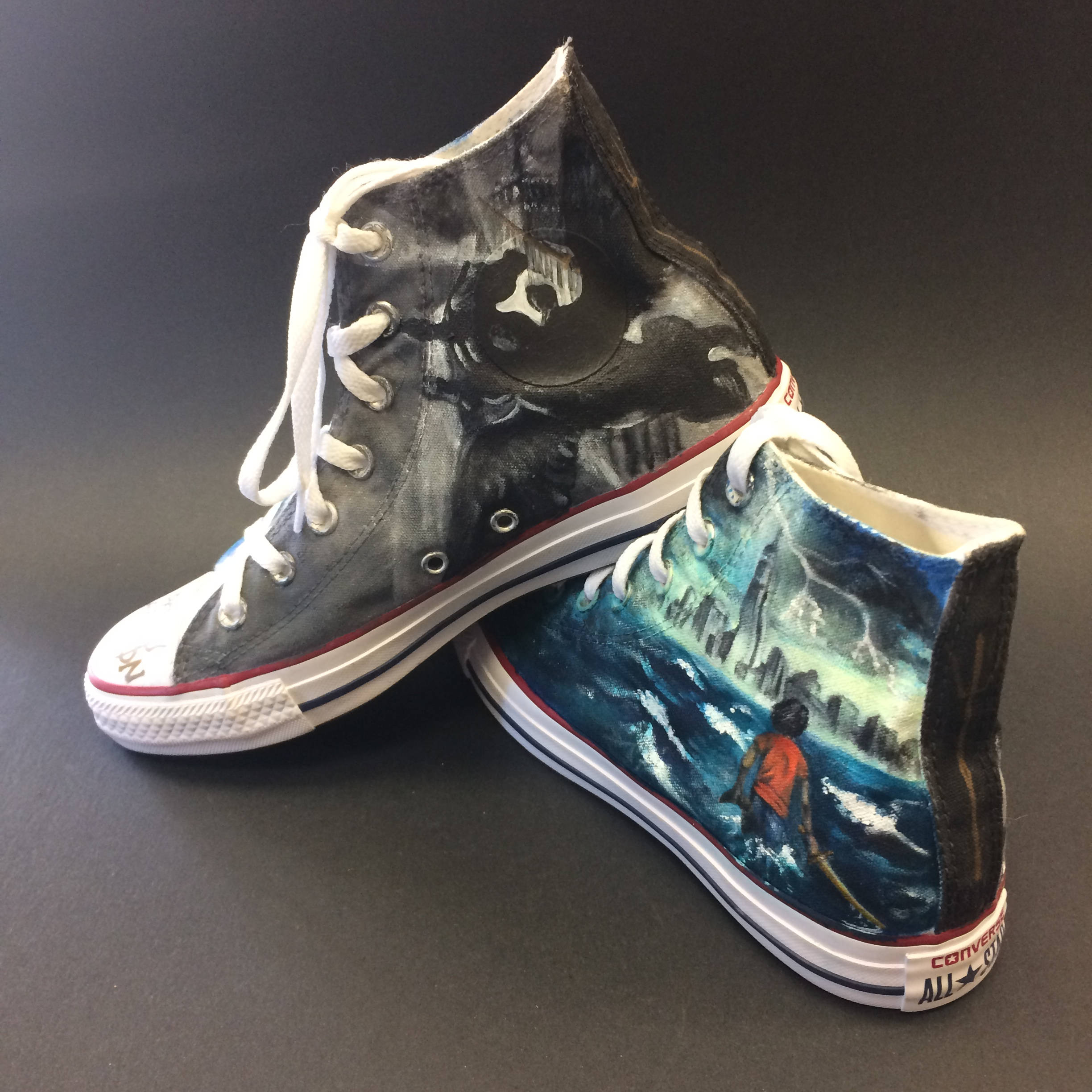 Custom Painted Percy Jackson Shoes - Etsy