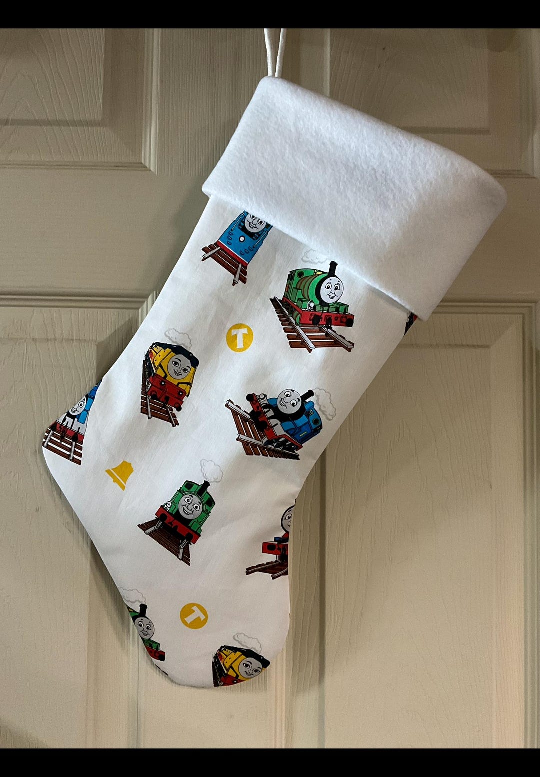 Thomas the Train Christmas Stocking - Etsy