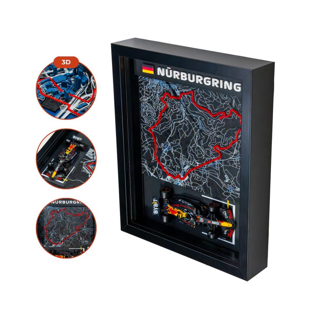 3D Printed Nurburgring Race Track Display With Diecast Car | Motorsport ...