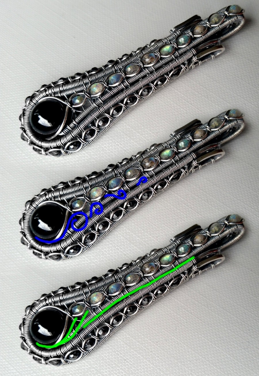 Deco Pendant Wire Wrapped Tutorial - Very Detailed Step by Step ...