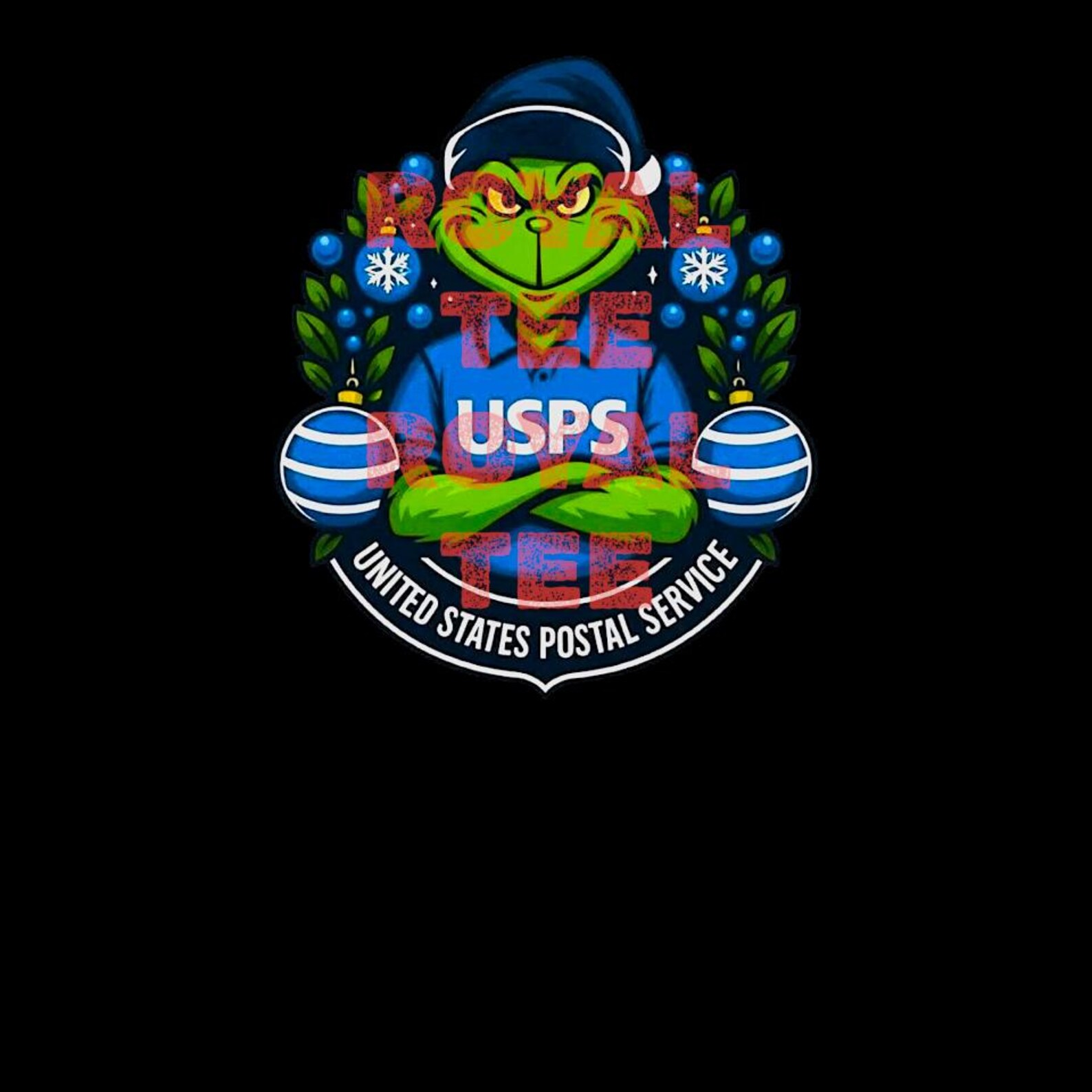 Grinch USPS United States Postal Service Digital SVG Only - Etsy
