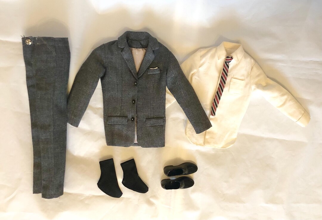 Mattel 1960s ‘trousseau Set’ Ken Gray Dress Suit - Etsy