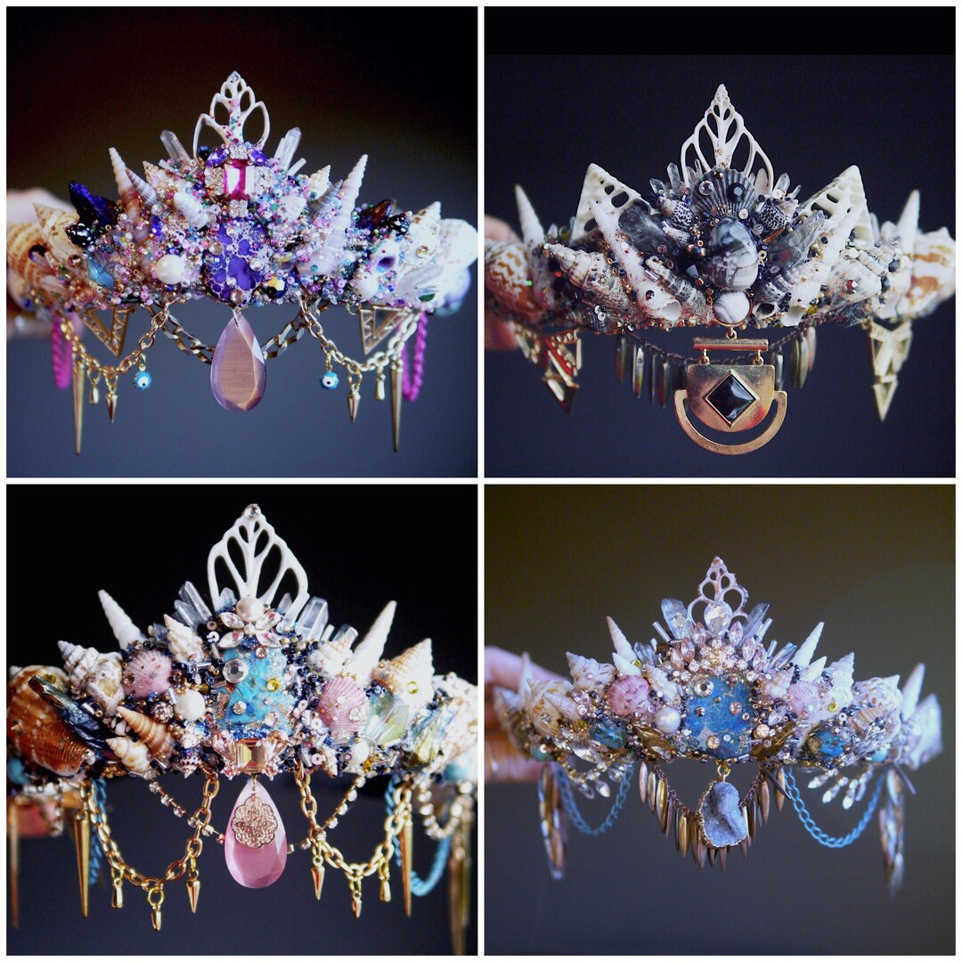 The Princess of the Ocean Crown Mermaid Crown Shell Crown - Etsy