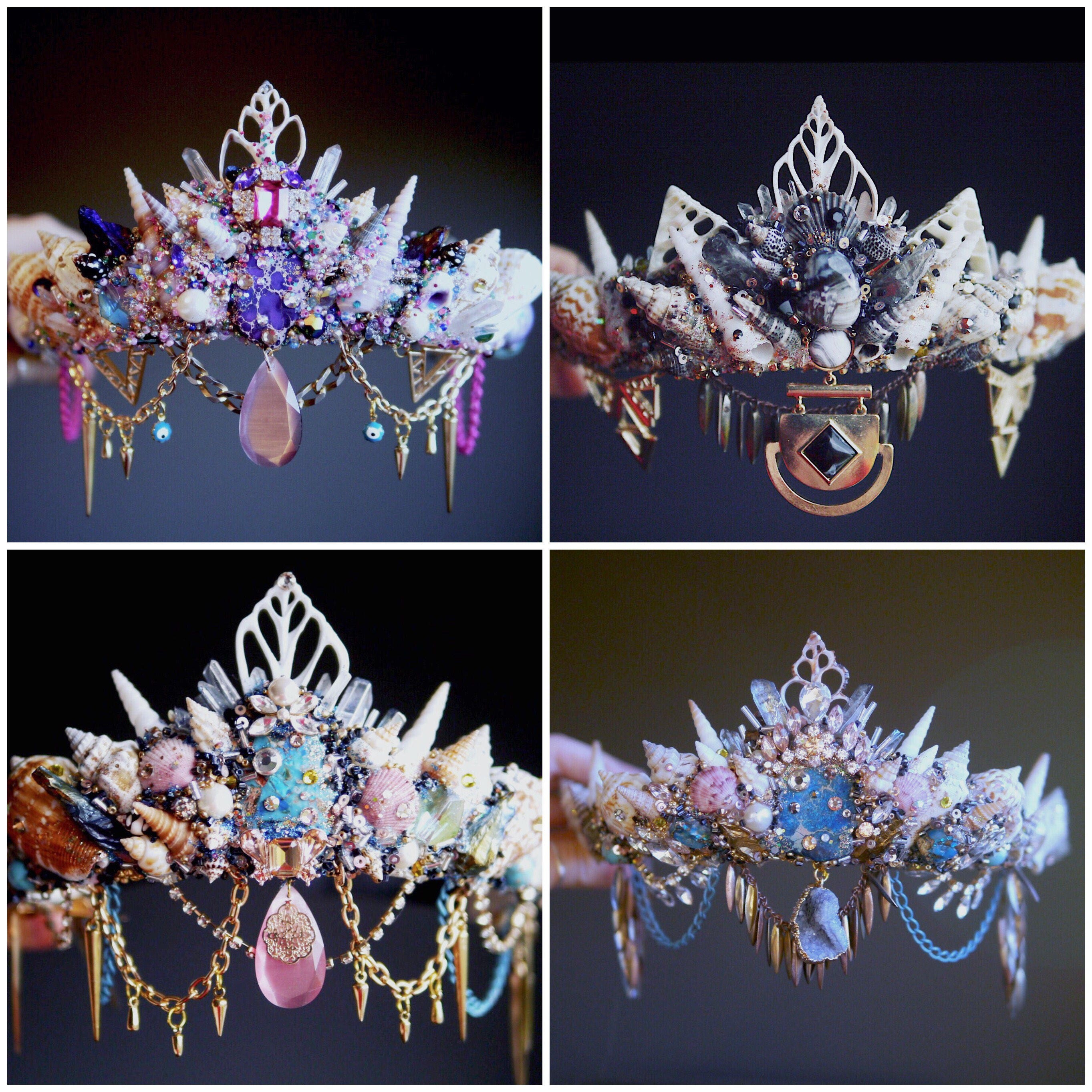 The Princess of the Ocean Crown Mermaid Crown Shell Crown | Etsy