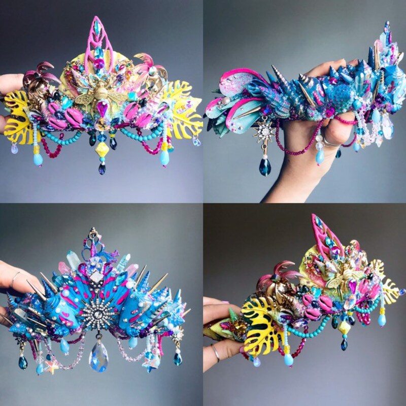 Waterproof Mermaid Crown - Etsy