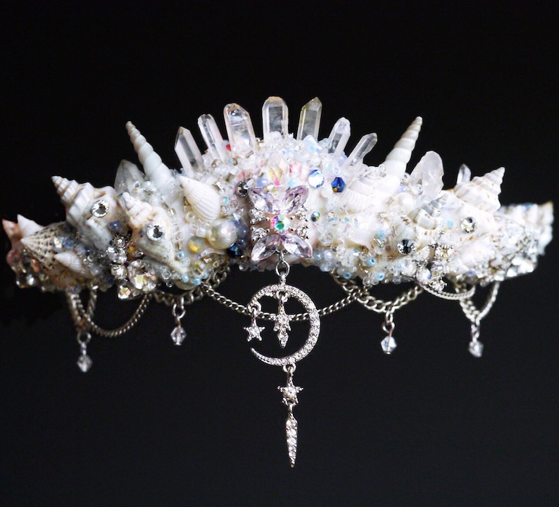 Crystal Crown - the Crystal Moonshine Mermaid Crown / Headband ...