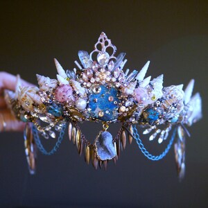 The Princess of the Ocean Crown- Mermaid Crown - Shell Crown - Crystal ...