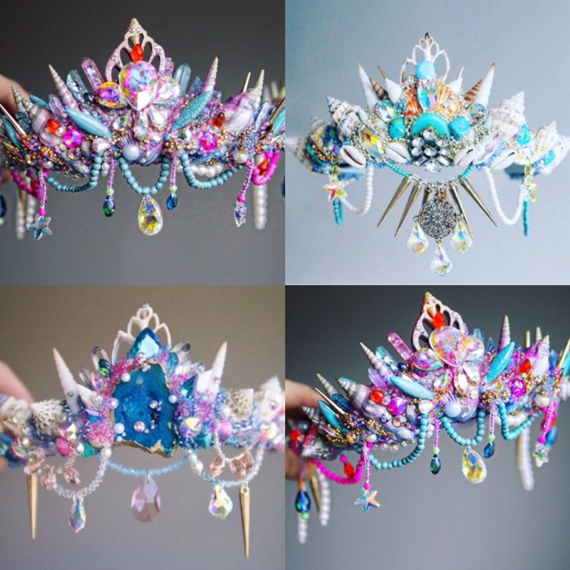 Waterproof Mermaid Crown - Etsy
