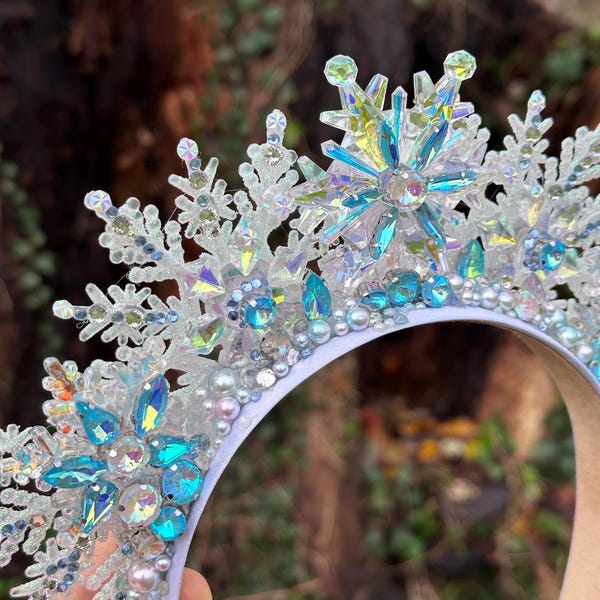 Snowflake Tiara - Etsy