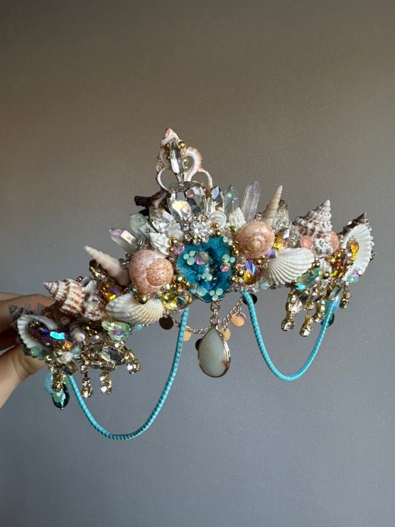 The Princess of the Ocean Crown Mermaid Crown Shell Crown - Etsy