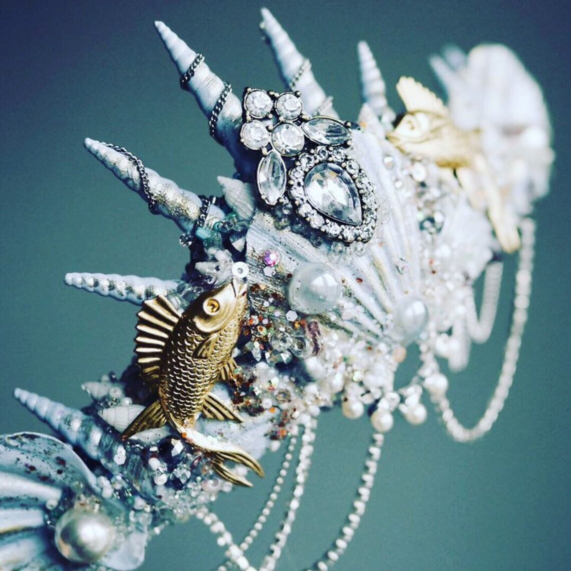 The Atlantis Crown Pisces Mermaid Crown Shell Crown - Etsy