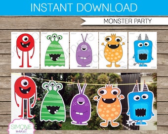 Monster cutouts | Etsy